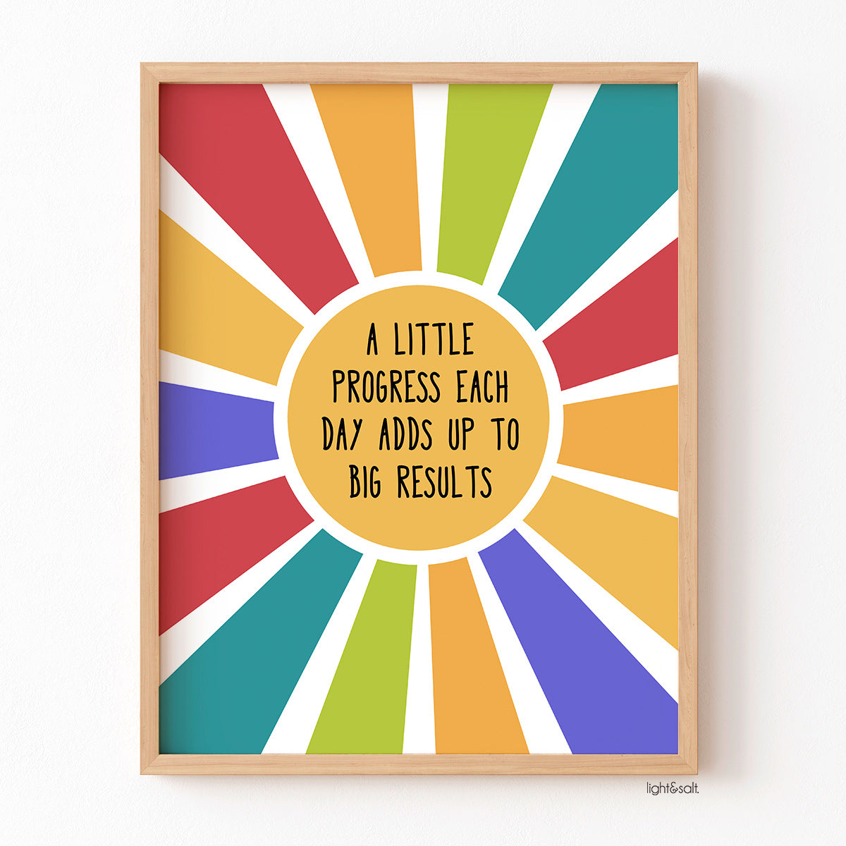 A little progress each day adds up to big results poster ...