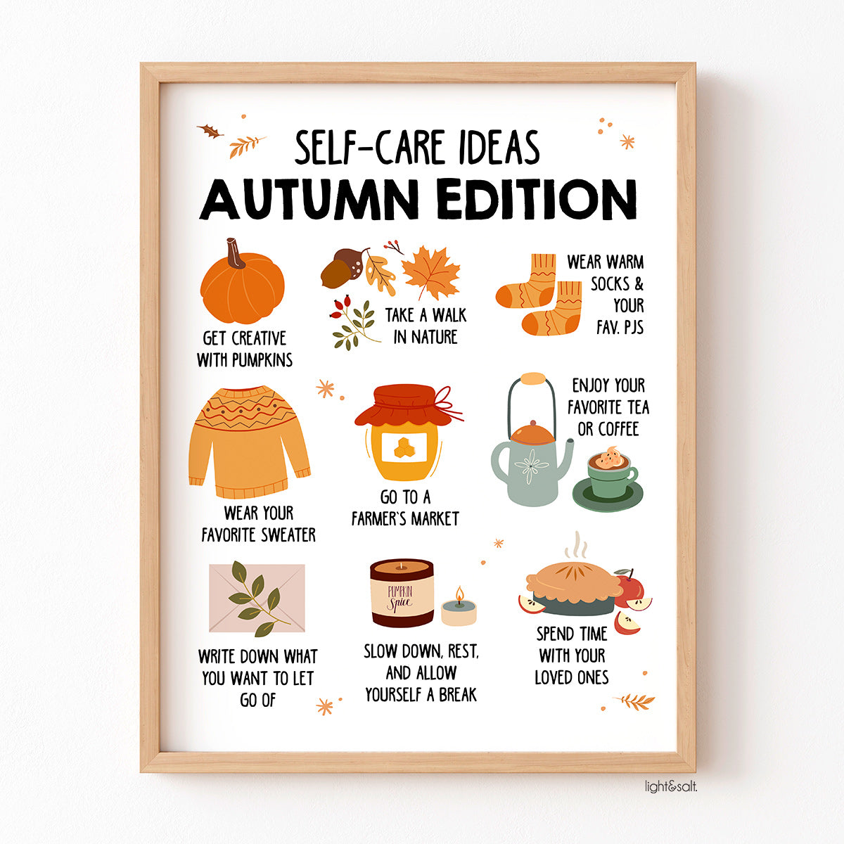 Self care ideas autumn edition – LightandSaltDesign