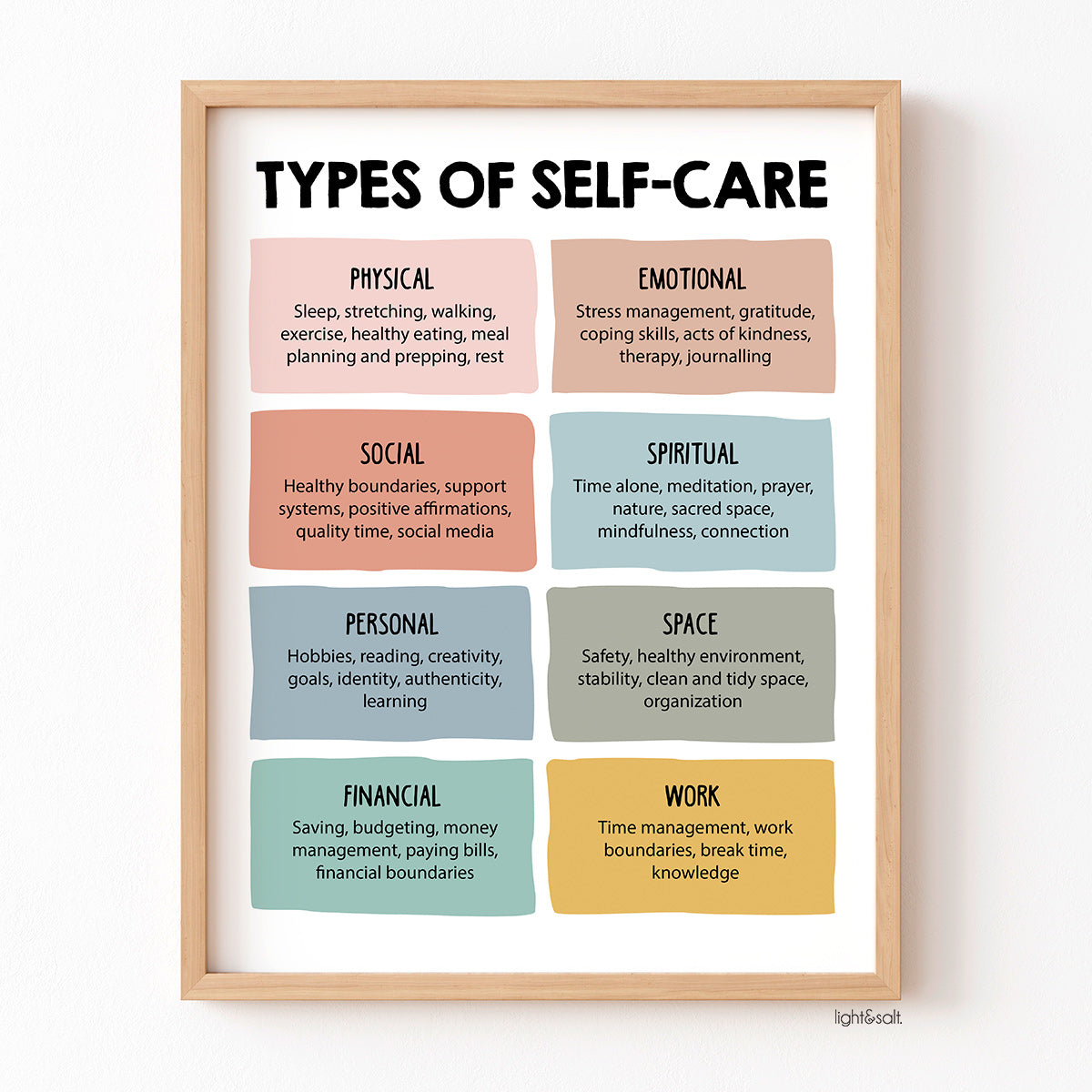 Self Care Poster Self Care, I’m Worth It! | Robert JR Graham