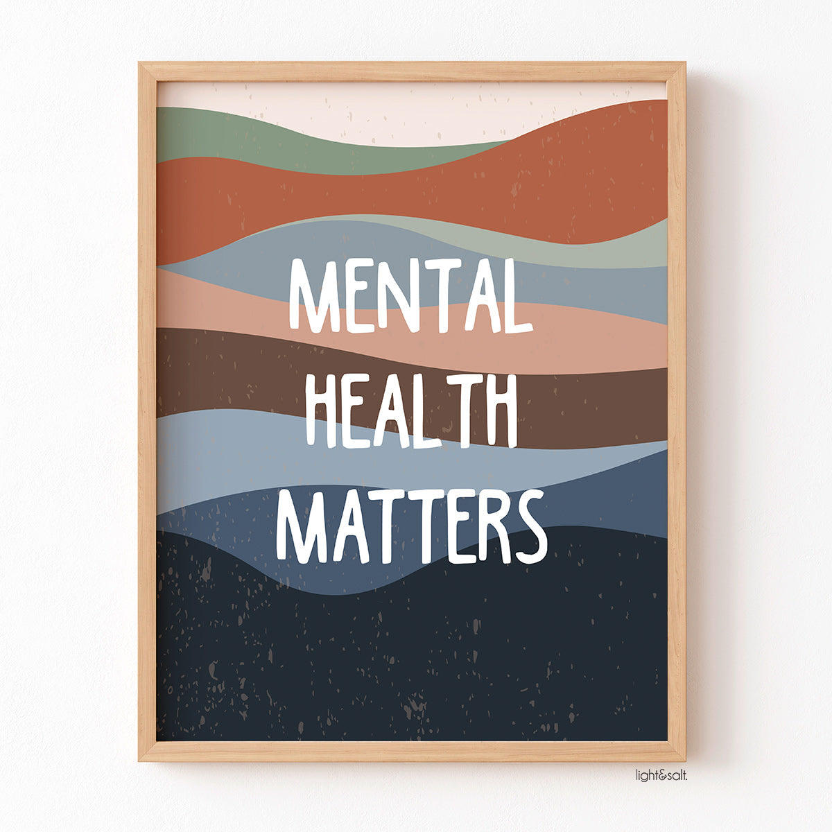 Mental health matters poster – LightandSaltDesign