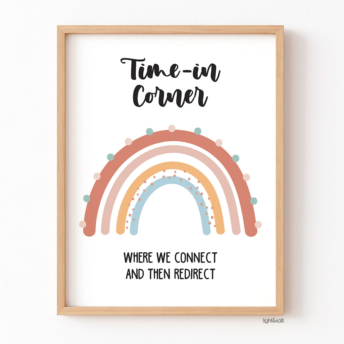 Time-in corner, where we connect and then redirect poster ...
