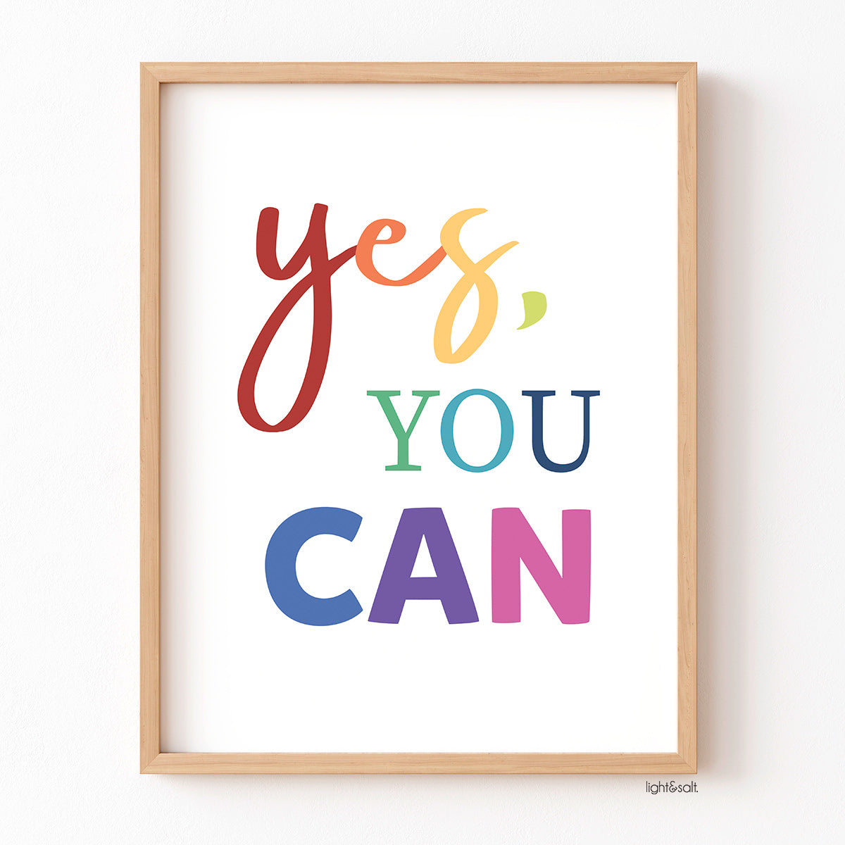 Yes you can poster – LightandSaltDesign