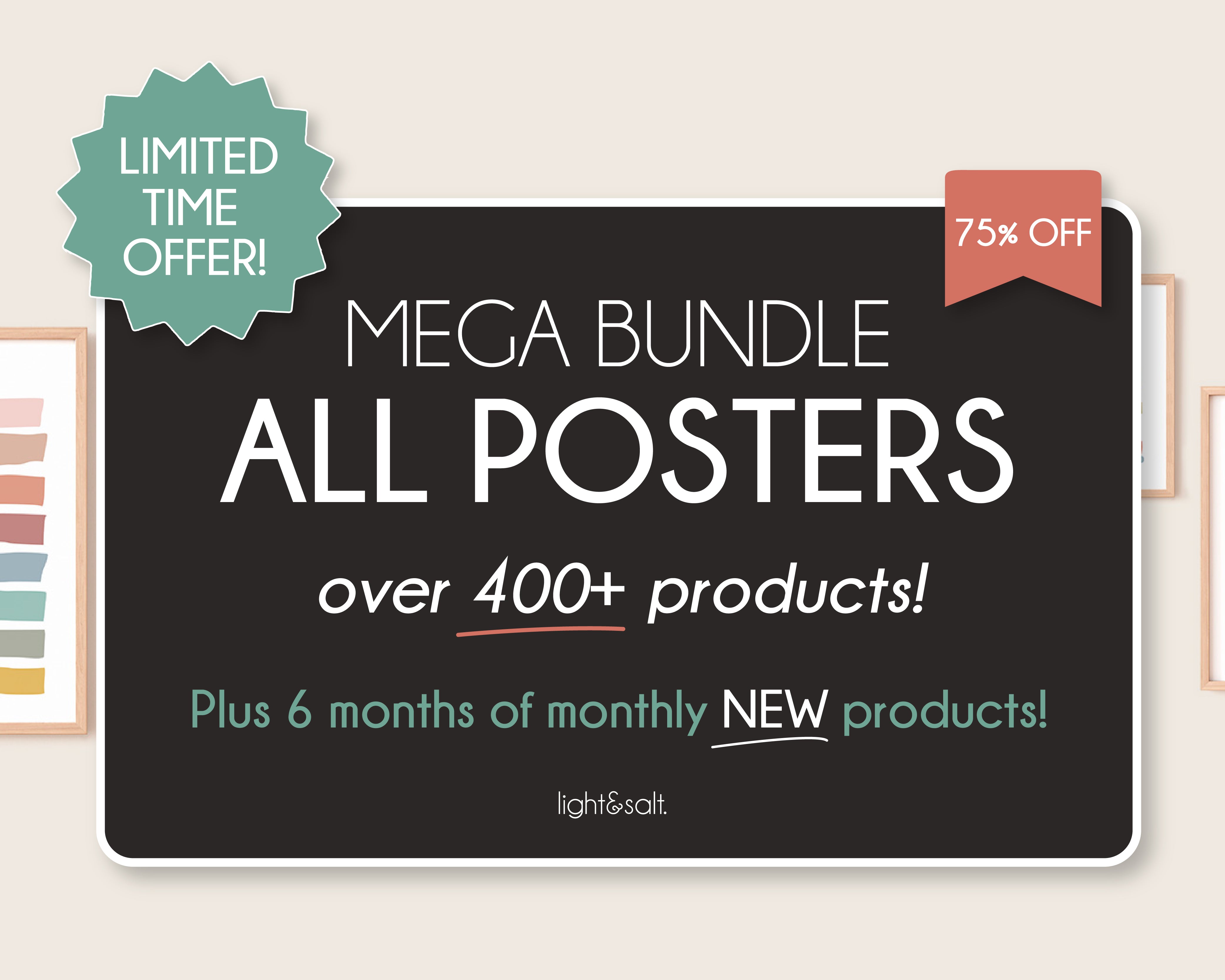 Whole Shop's Mental Health Posters Mega Bundle, 75% OFF ...