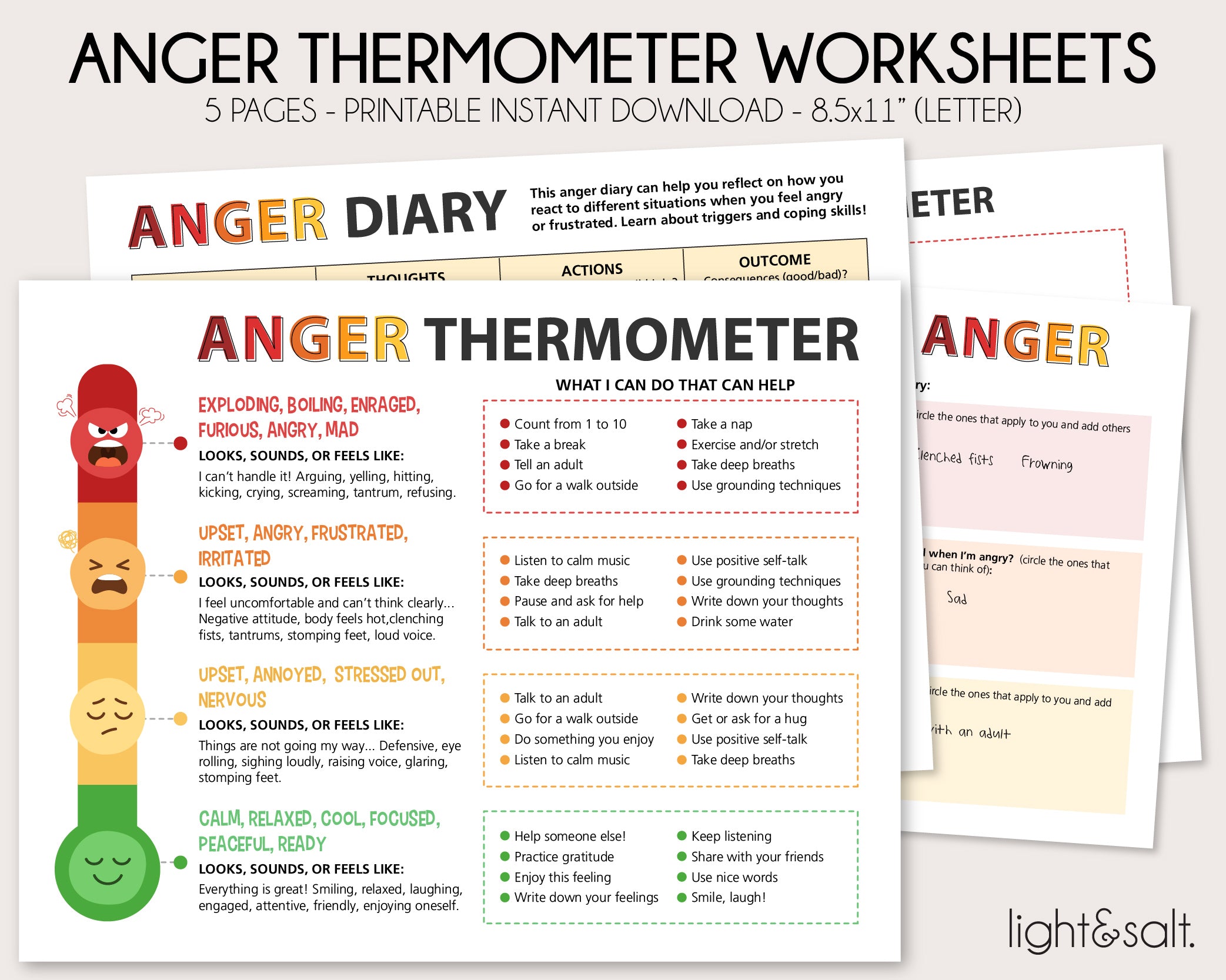 Anger Management book – LightandSaltDesign