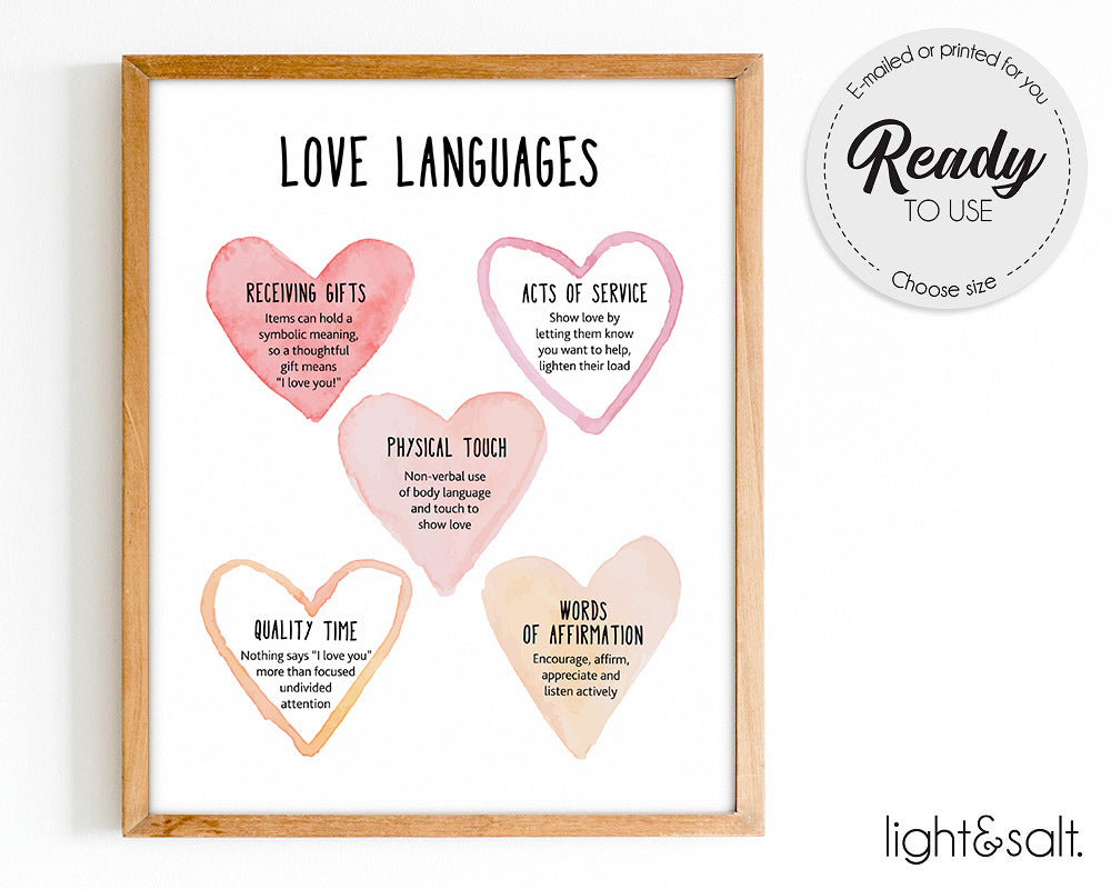 The Five Love Languages Worksheets I LOVE MEETING NEW PEOPLE.